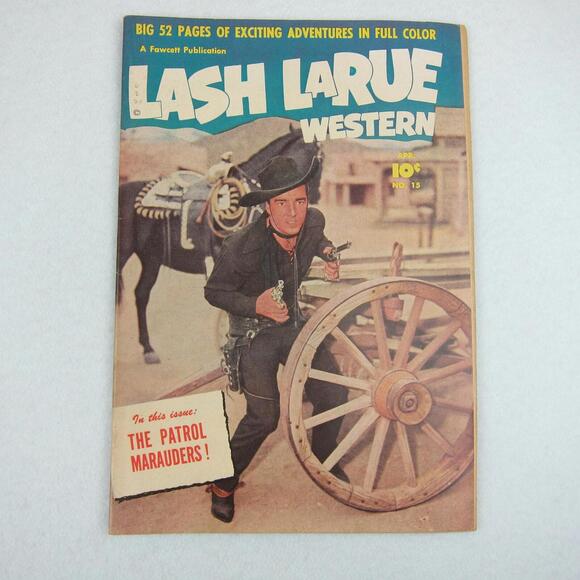 Other | Vintage 1951 Lash Larue Comic Book 15 April Cowboy Western ...